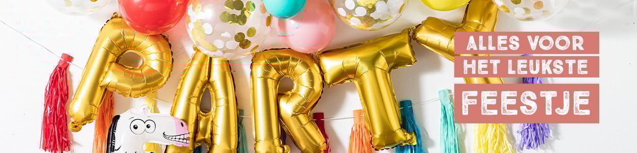 Feestartikelen kopen? Shop nu online!