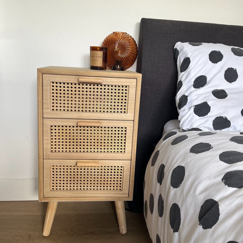 Webbing Java kast met 3 laden - 73x40x31 cm | Xenos