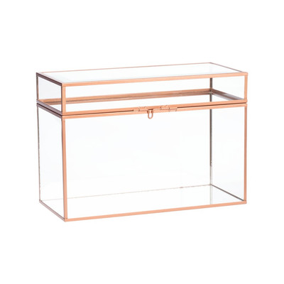 Glazen box - rechthoekig - 28x13x20 cm | Xenos