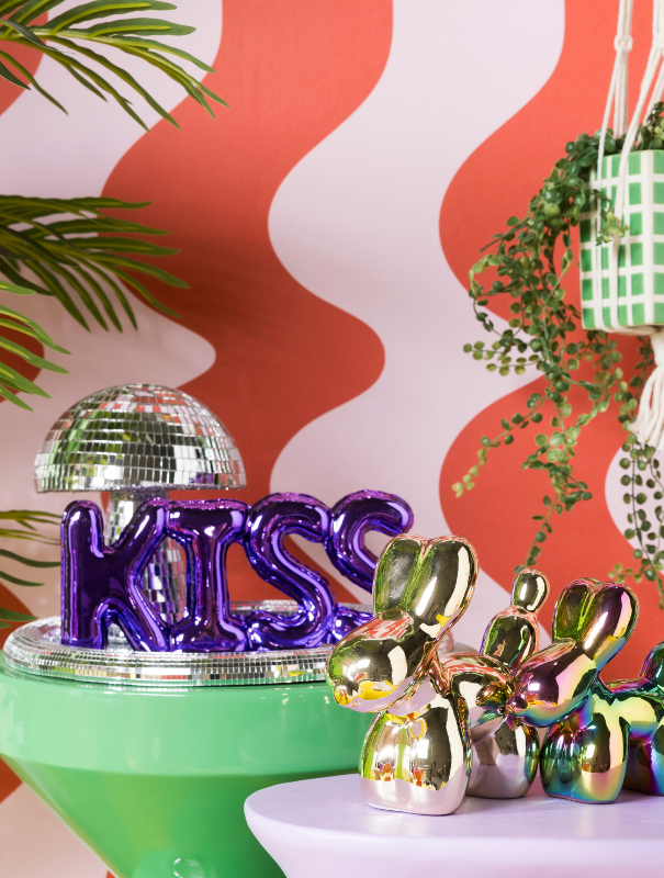 Bijzettafel diabolo - groen - ø33x50 | Xenos